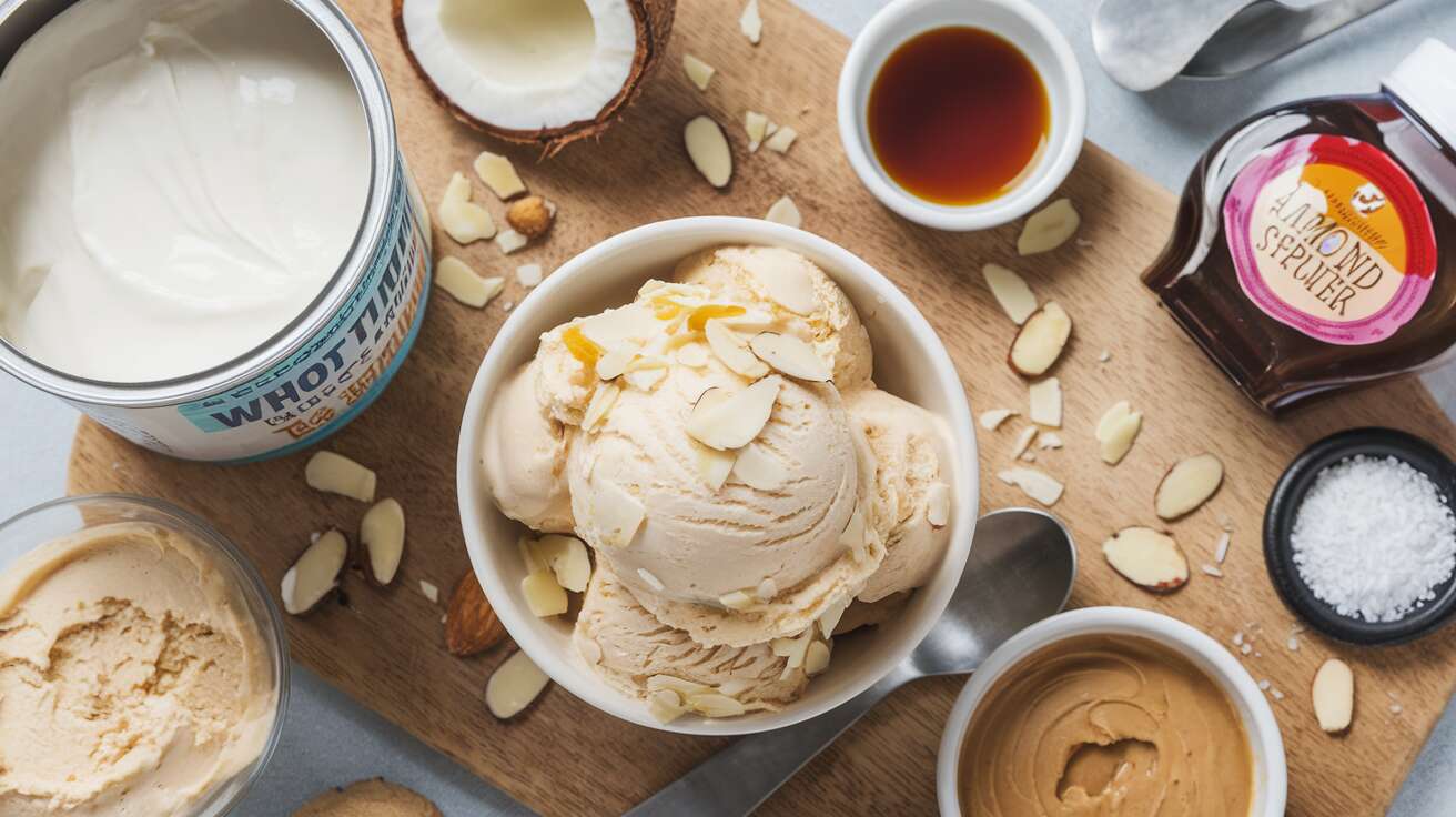Glace protéinée vanille-amande sans sorbetière : le plaisir healthy de ...