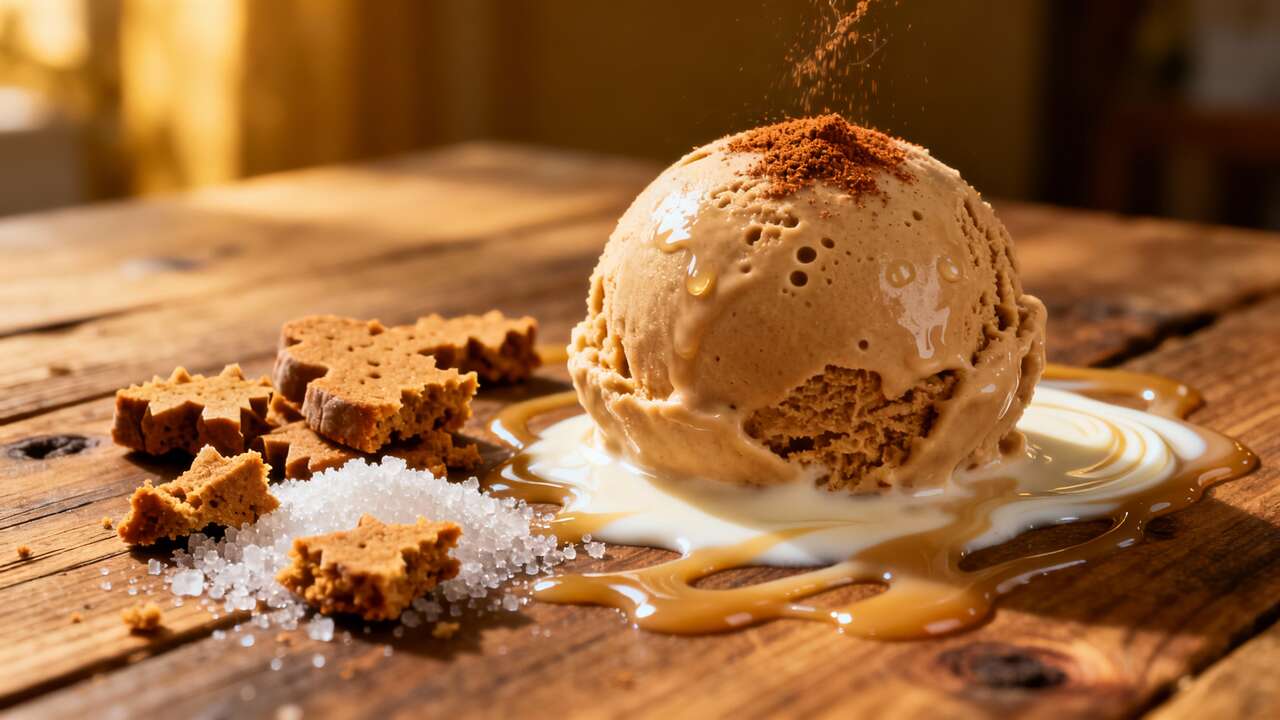 Glace maison au pain d'épices : savourez la douceur d'une création ...
